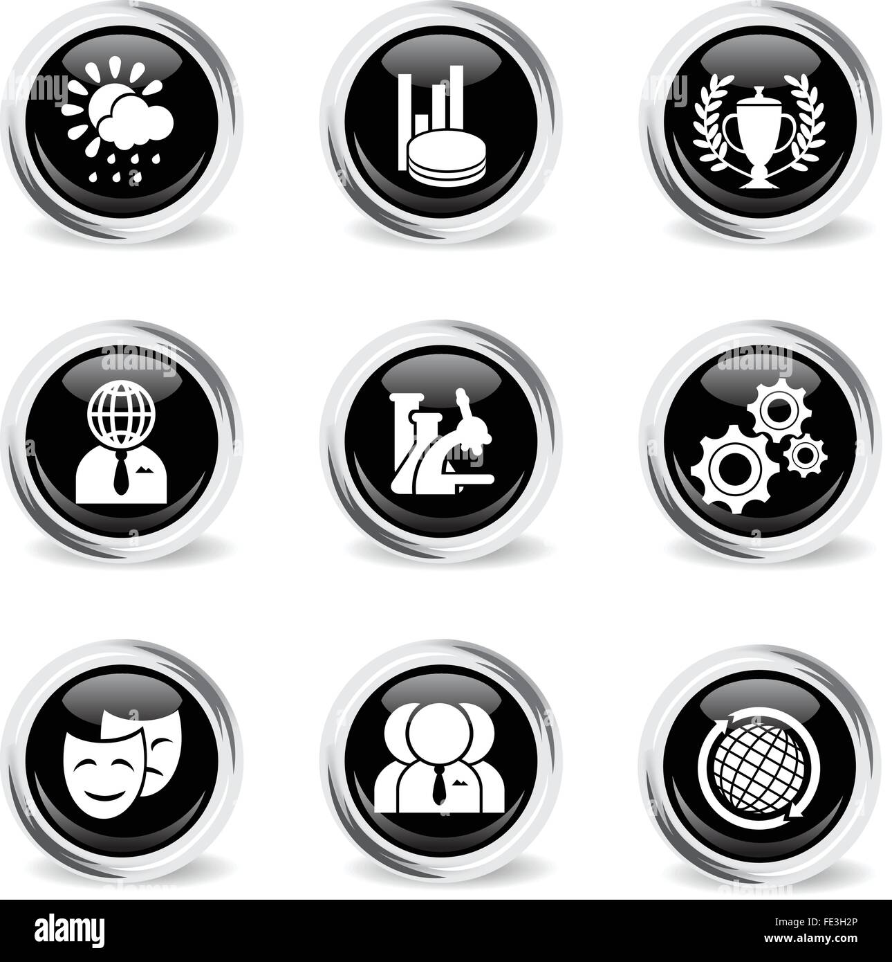 News icons set Stock Vector Image & Art - Alamy