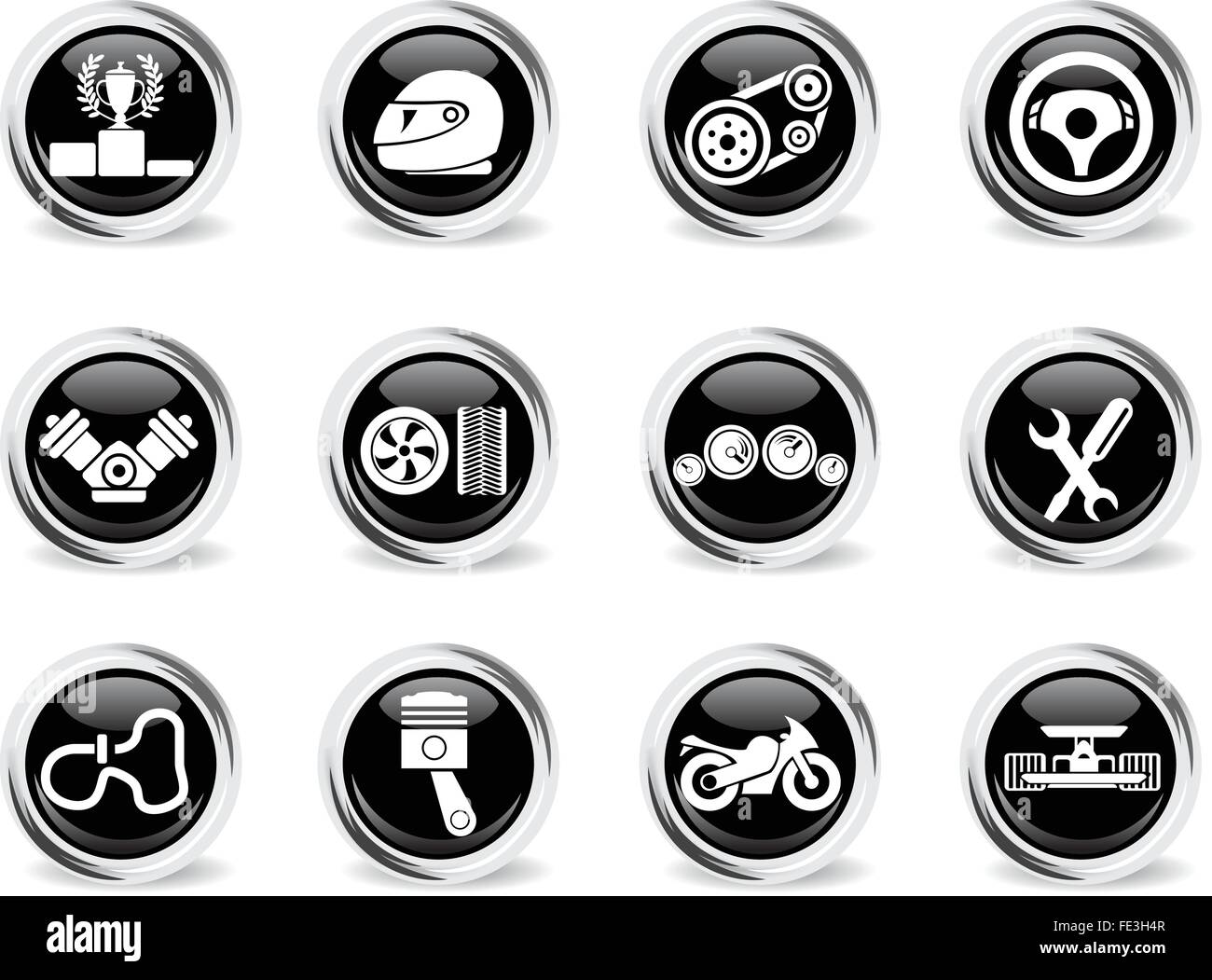 Starting Wheel Stock Vector Images - Alamy