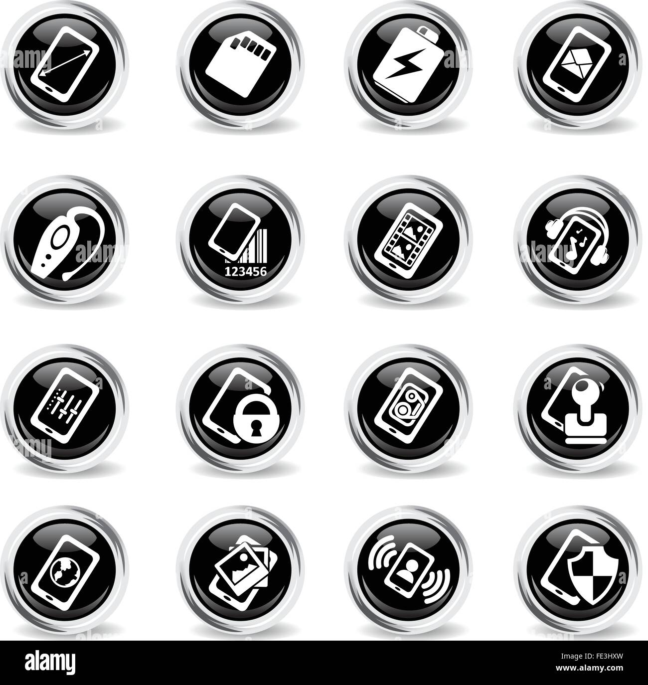 Smartphone specifications and functions Stock Vector Image & Art - Alamy