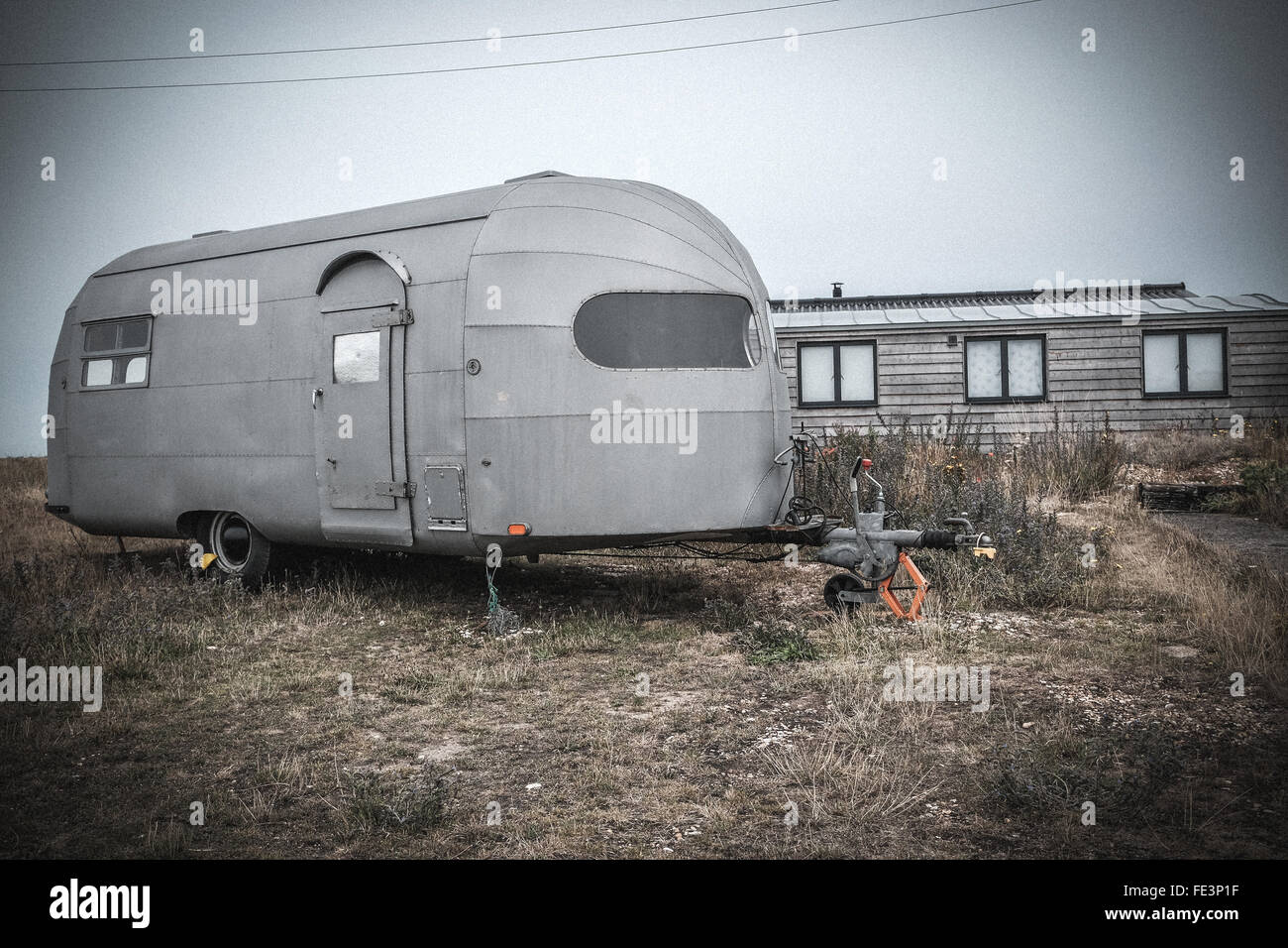 Wrecked caravan hi-res stock photography and images - Alamy