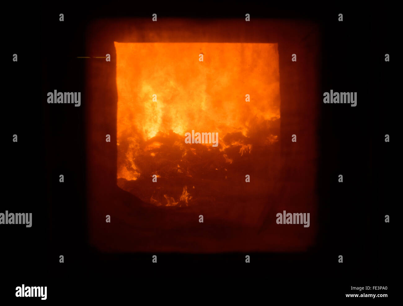 Hanover, Germany. 04th Feb, 2016. Waste is burned in an 'EEW Energy ...