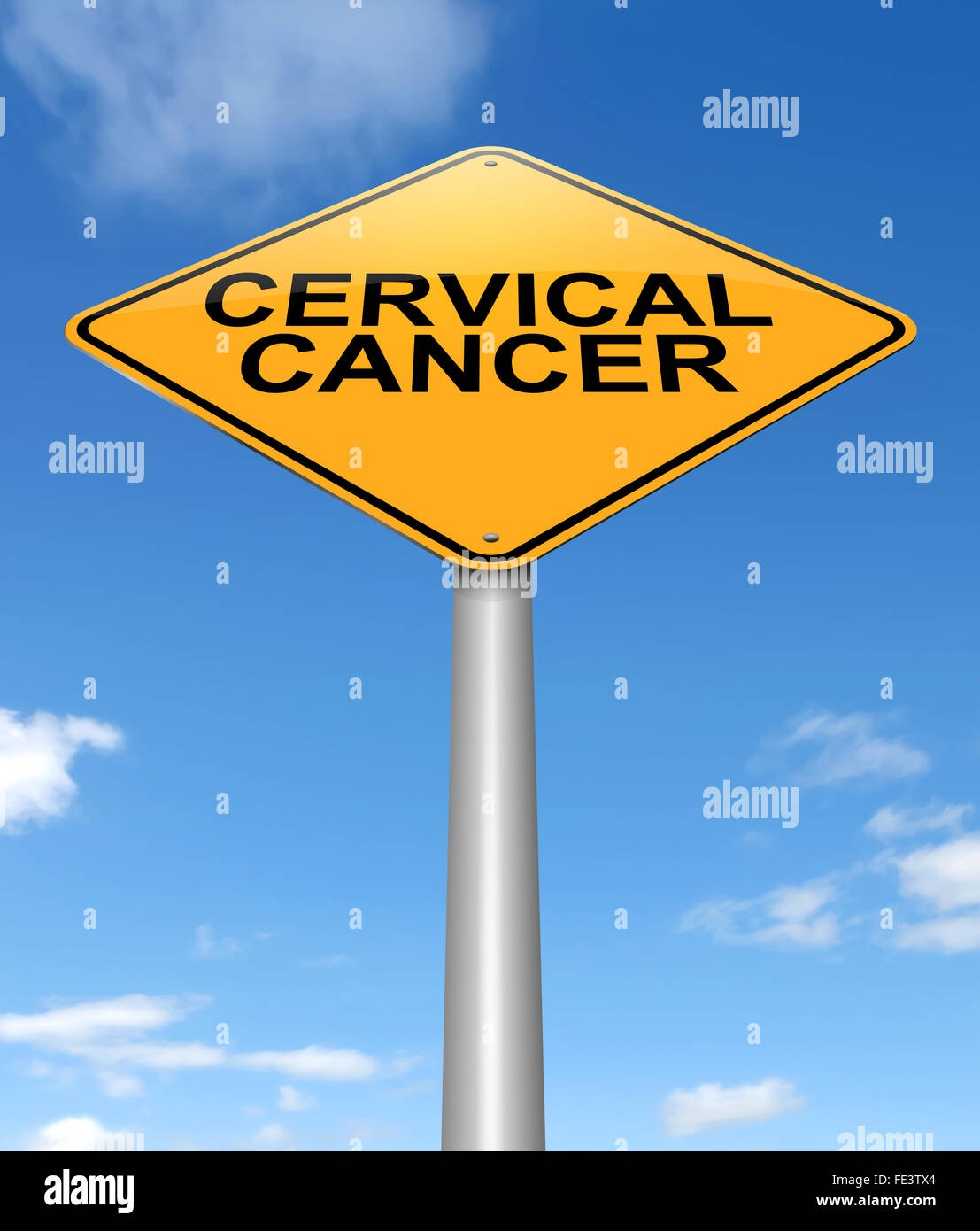Cervical cancer concept Stock Photo - Alamy