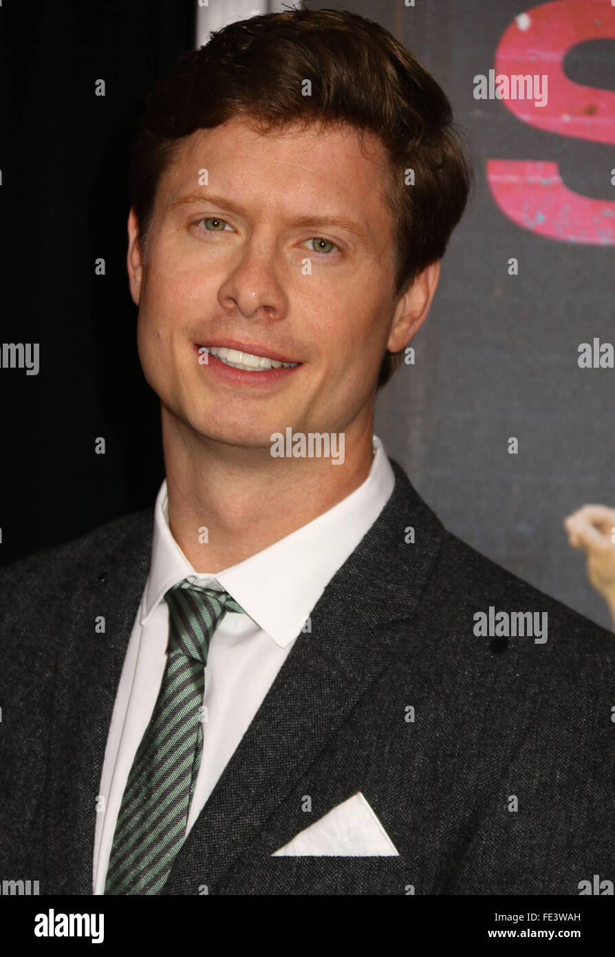 New York, New York, USA. 3rd Feb, 2016. Actor ANDERS HOLM attends the ...