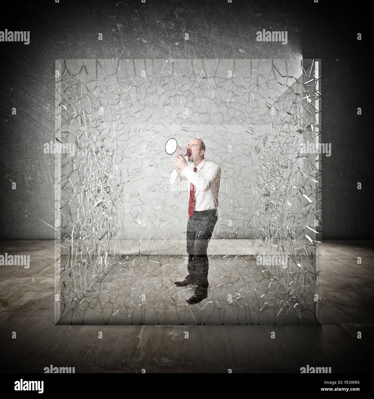 Megaphone 3d hi-res stock photography and images - Alamy