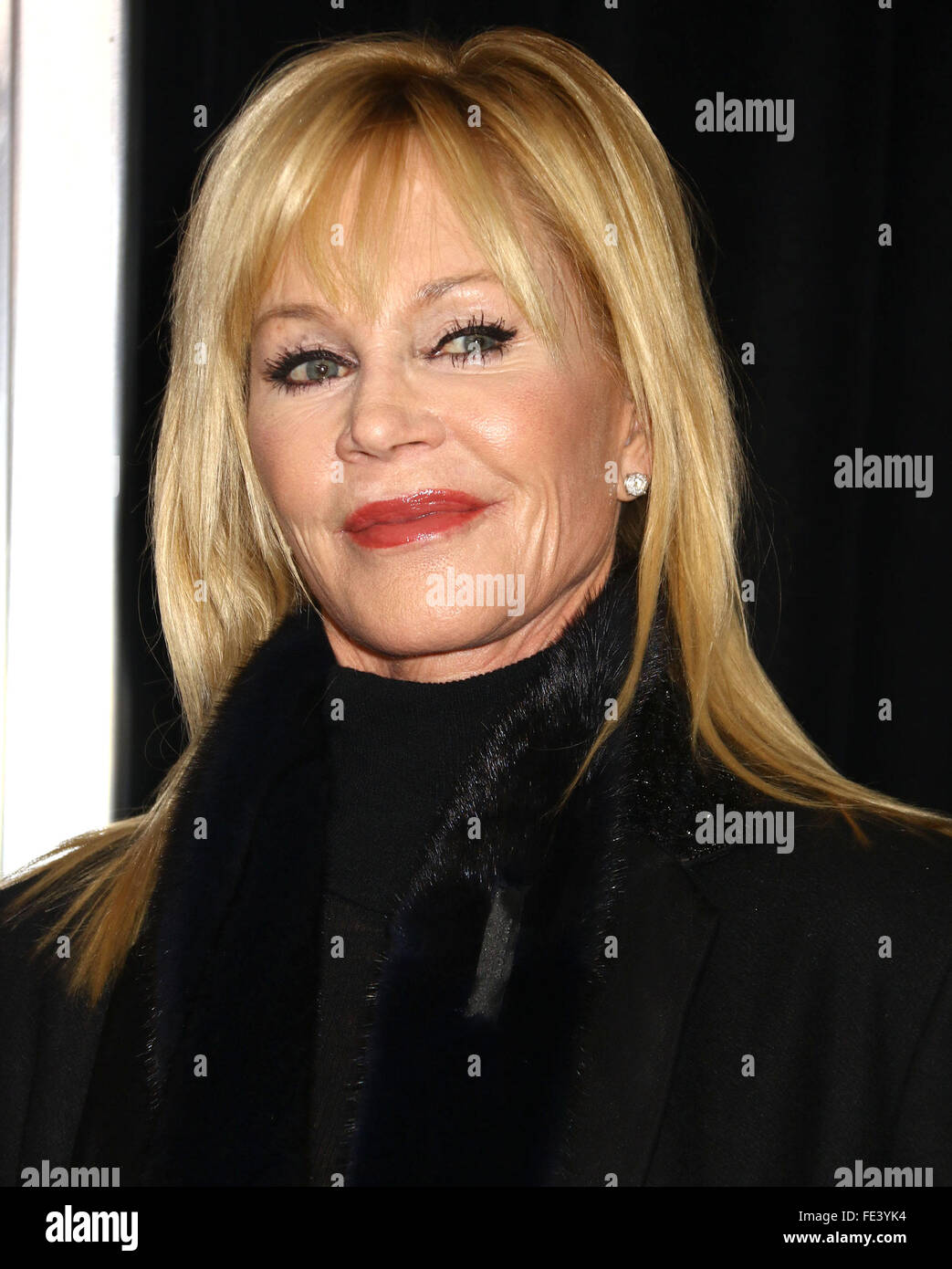 New York, New York, USA. 3rd Feb, 2016. Actress MELANIE GRIFFITH ...