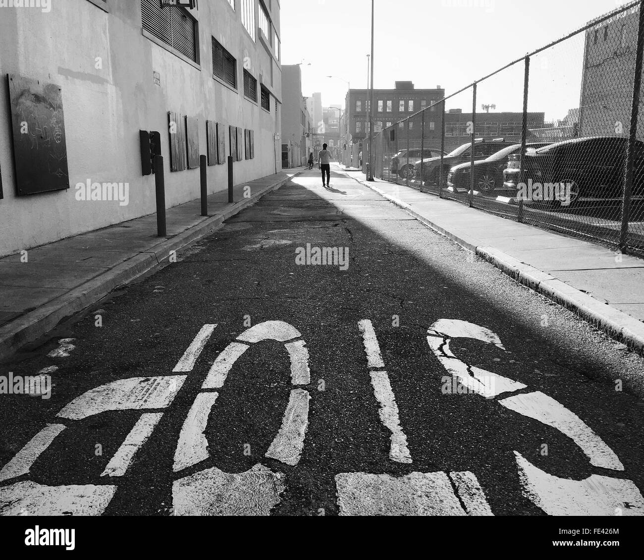 Stop Sign Written On The Road High Resolution Stock Photography and ...
