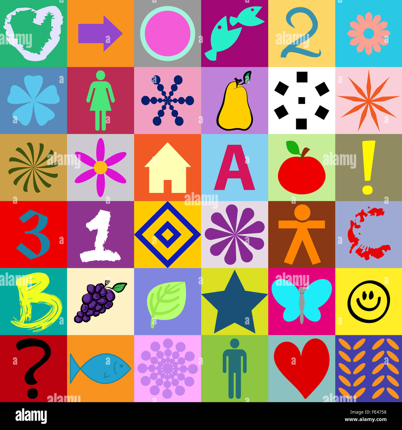 Simple symbols hi-res stock photography and images - Alamy