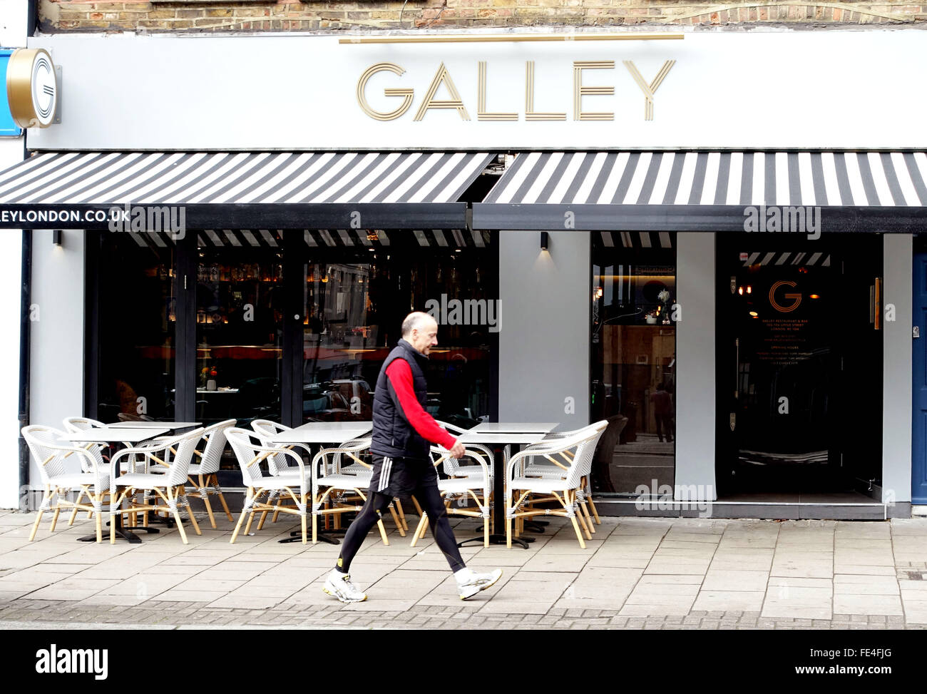 Galley restaurant in Upper Street, Islington, London Stock Photo - Alamy