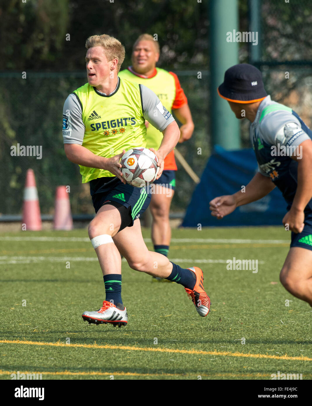 Hong Kong, Hong Kong S.A.R, China. 4th Feb, 2016. Scrum half JOSH ...