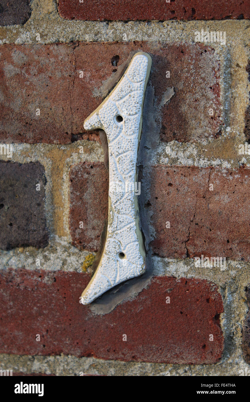 House numbers 1 hi-res stock photography and images - Alamy