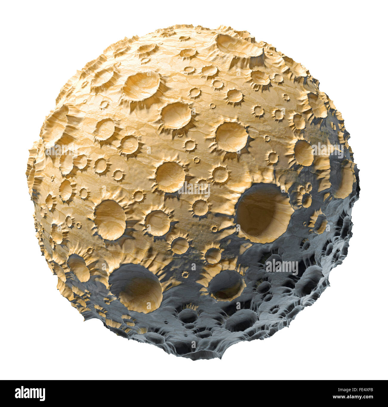 Lunar meteorite isolated Cut Out Stock Images & Pictures - Alamy