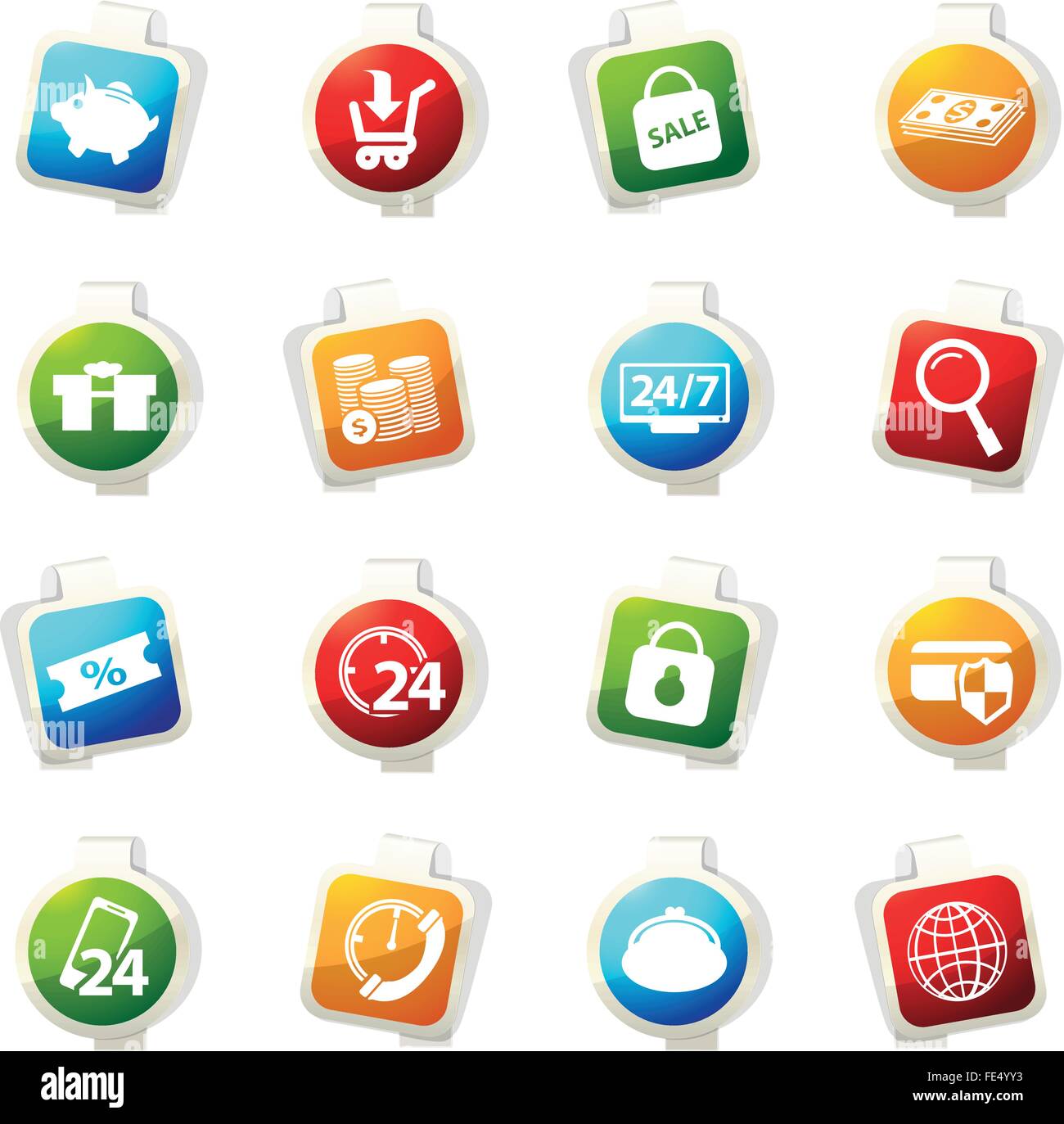 E-commerce icons set Stock Vector Image & Art - Alamy