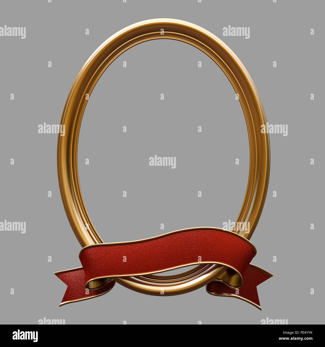 Vignette and red ribbon Stock Photo - Alamy