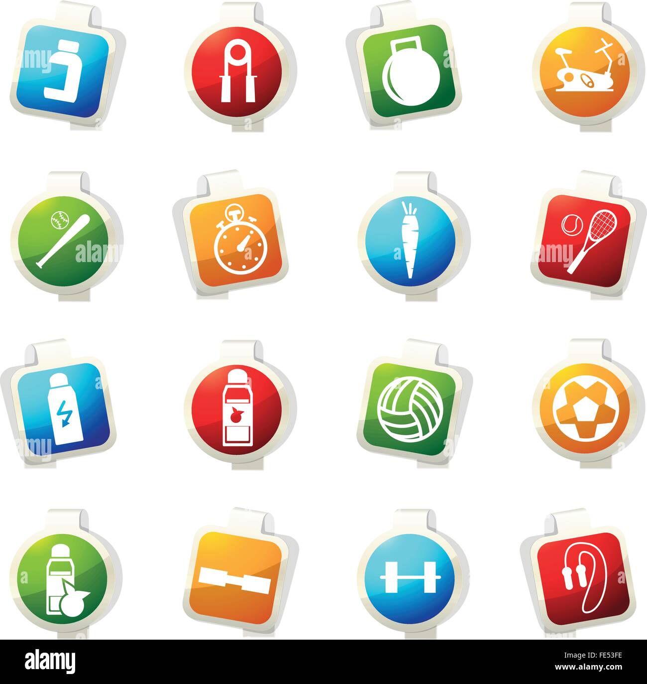 Sports icons set Stock Vector Image & Art - Alamy