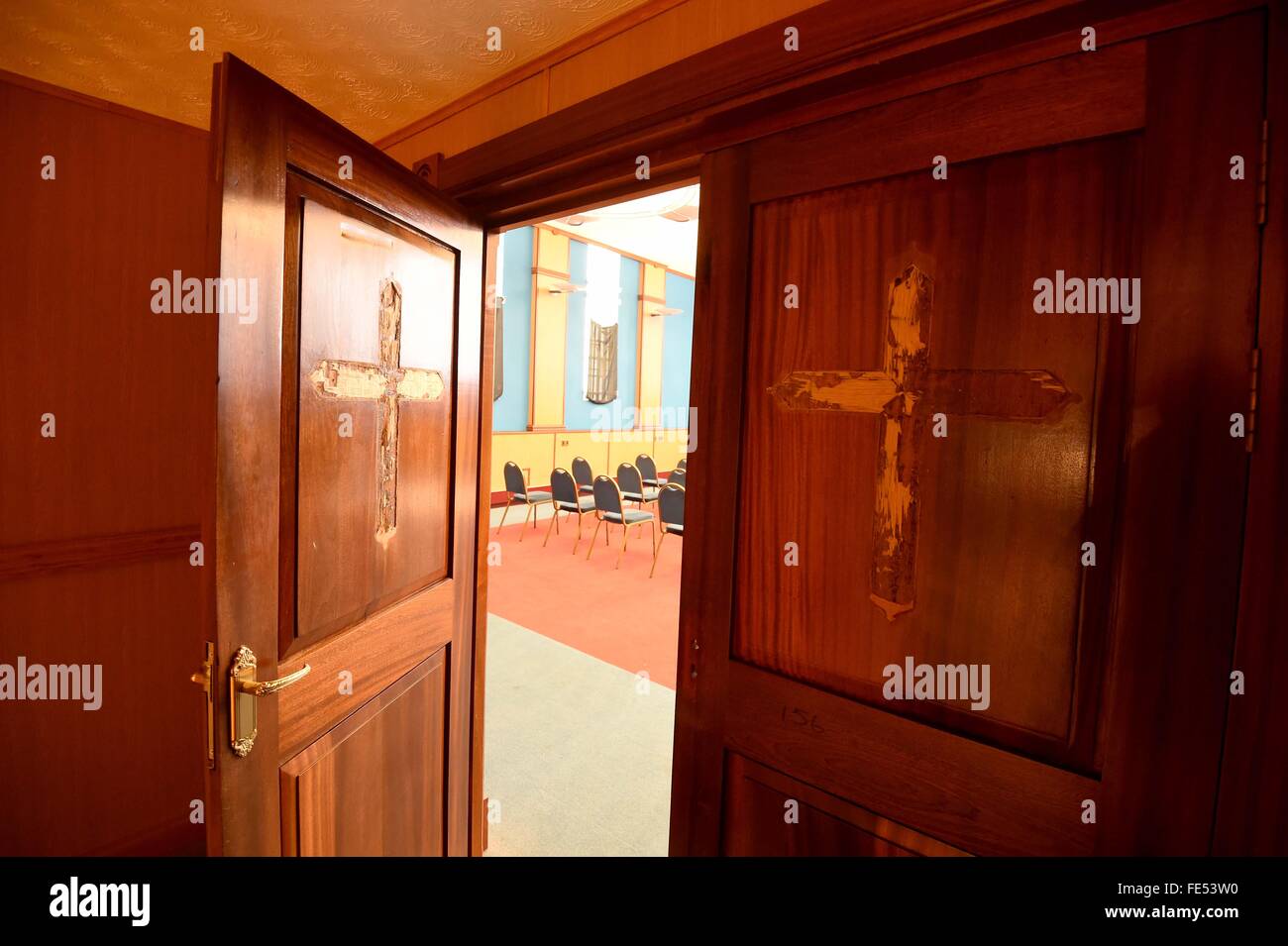 HMP Dorchester Prison, chapel, Dorset, Britain, UK Stock Photo - Alamy