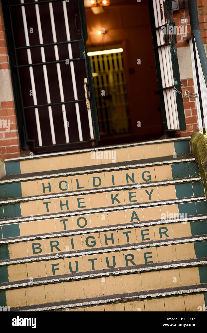 HMP Dorchester Prison, entrance, Dorset, Britain, UK Stock Photo - Alamy