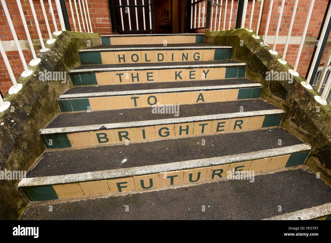 HMP Dorchester Prison, entrance, Dorset, Britain, UK Stock Photo - Alamy