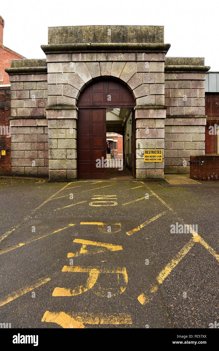 Prison entrance hi-res stock photography and images - Alamy