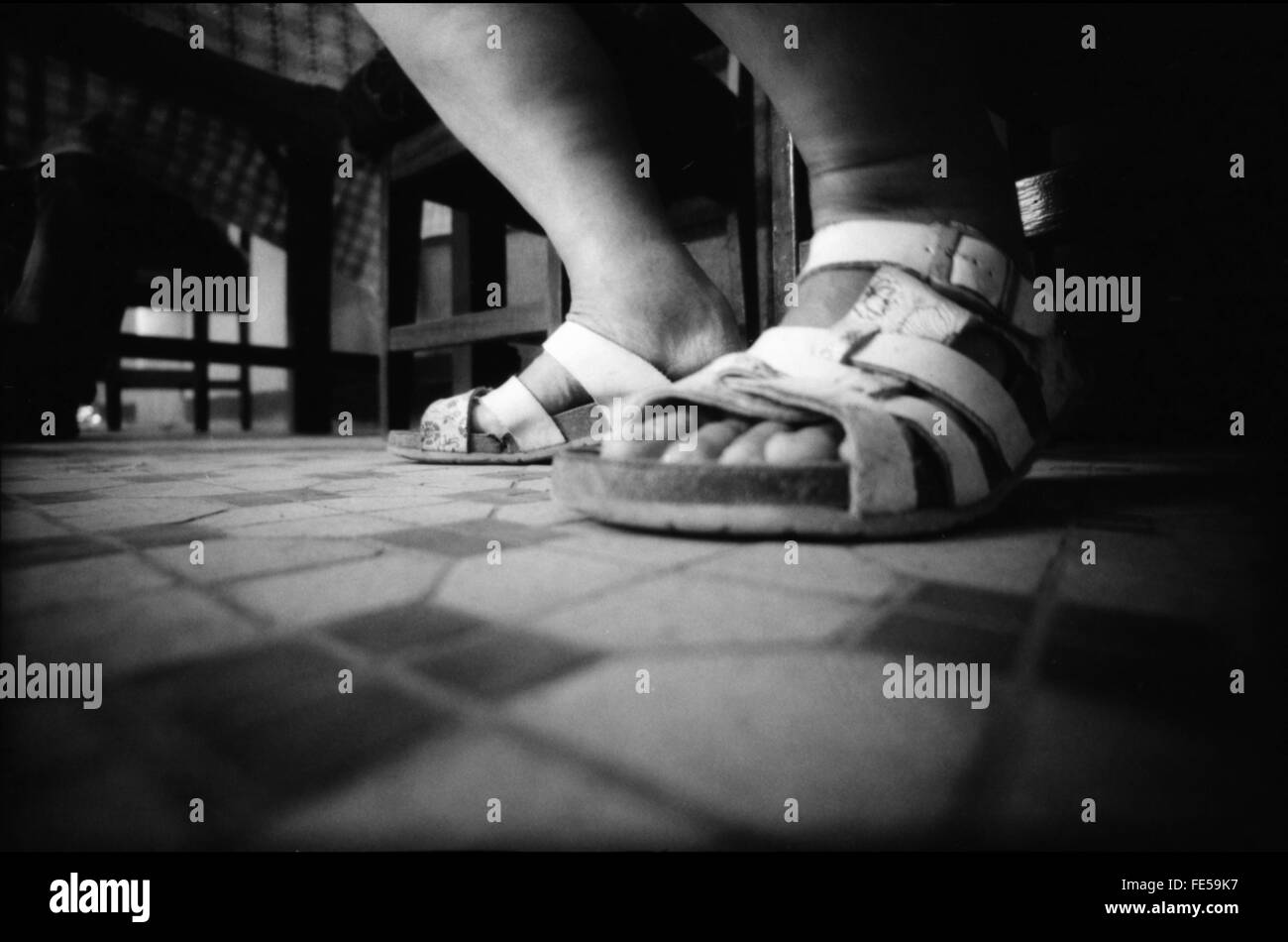 Low ground view Black and White Stock Photos & Images - Alamy