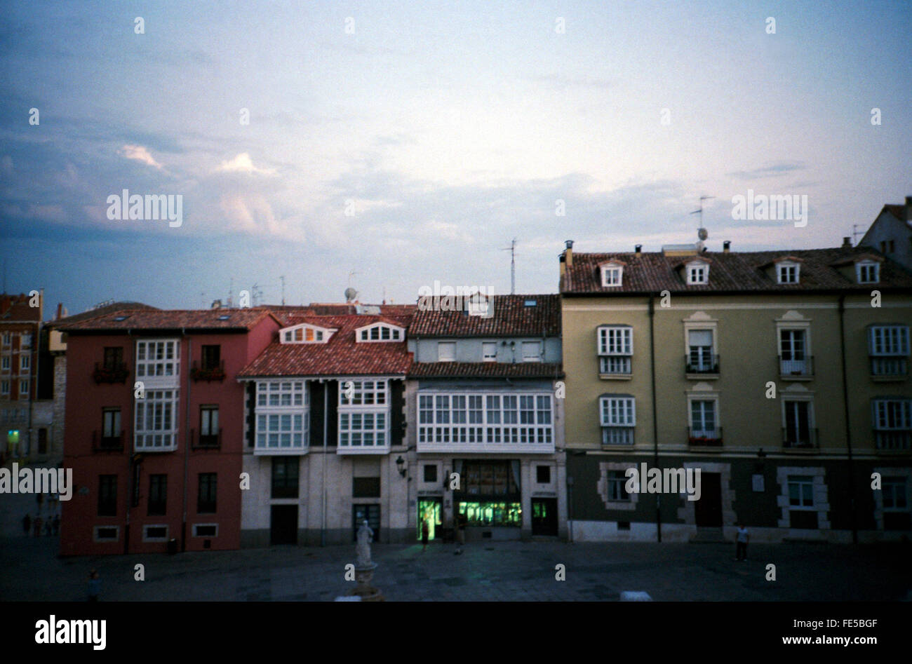 Empty Town Square Stock Photo - Alamy