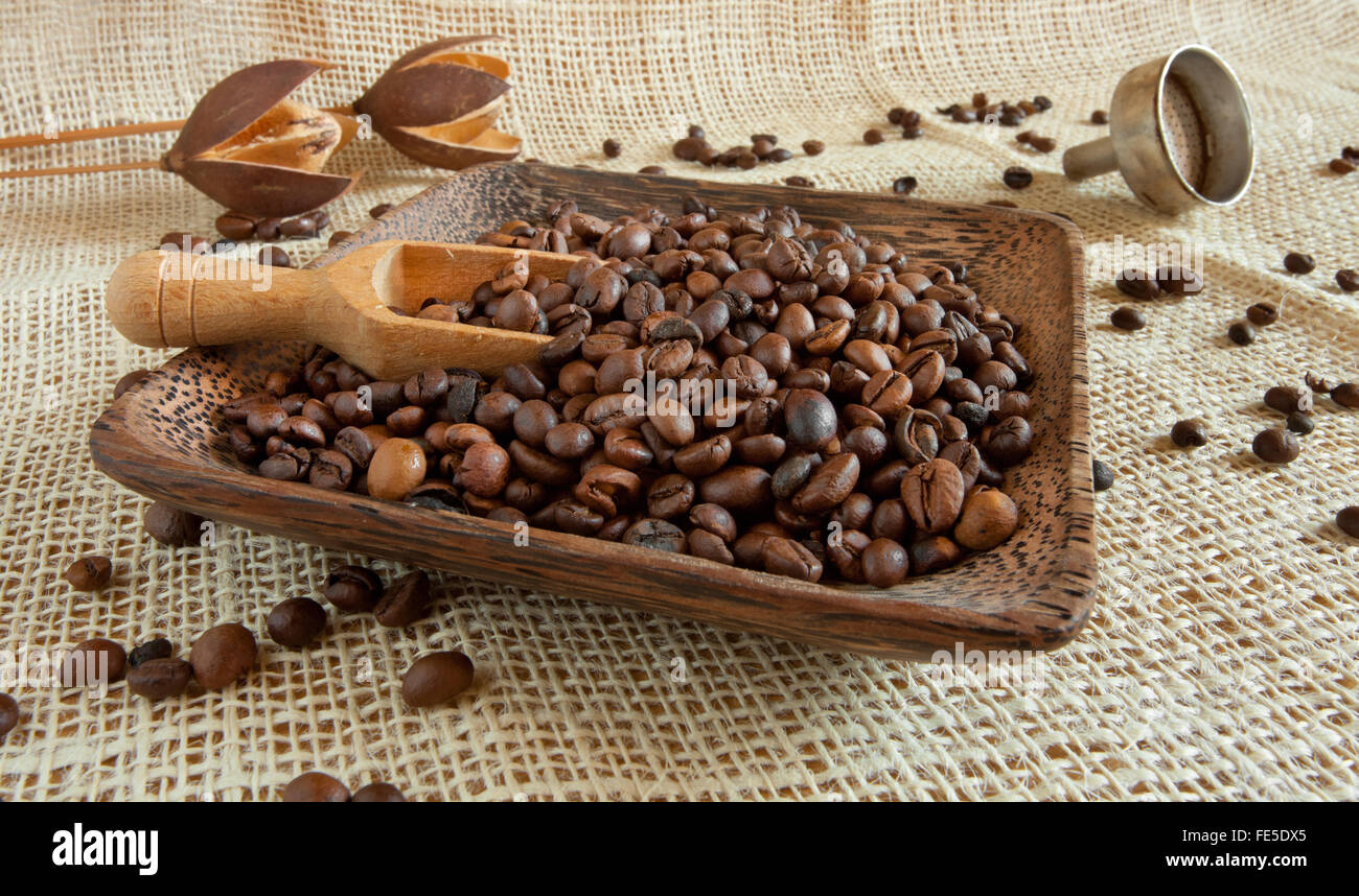 coffee roasted beans Stock Photo - Alamy