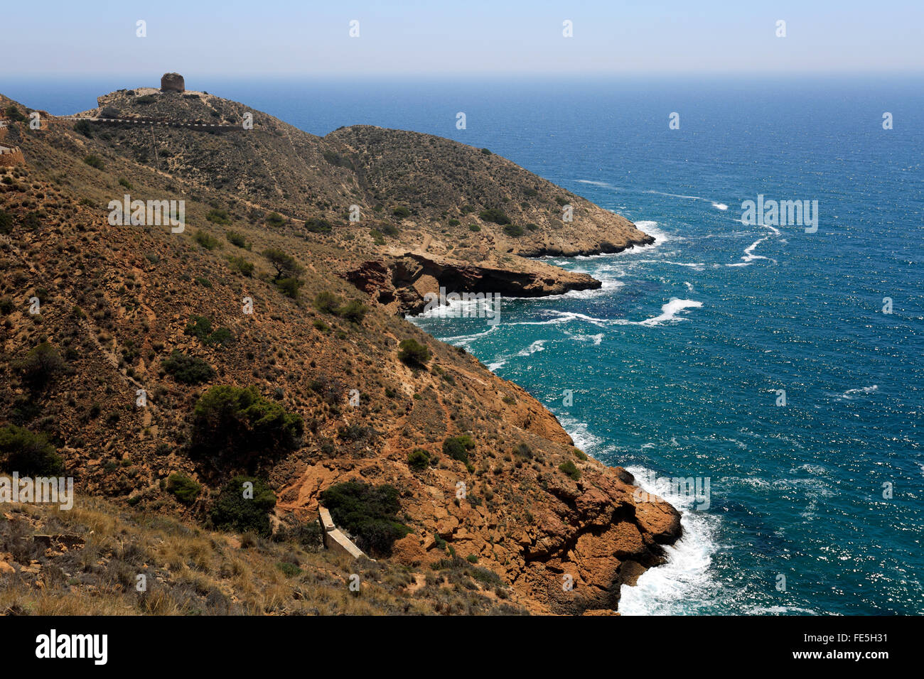 Sea Cliffs of Serra Gelada Natural Park, Benidorm resort, Costa Blanca ...