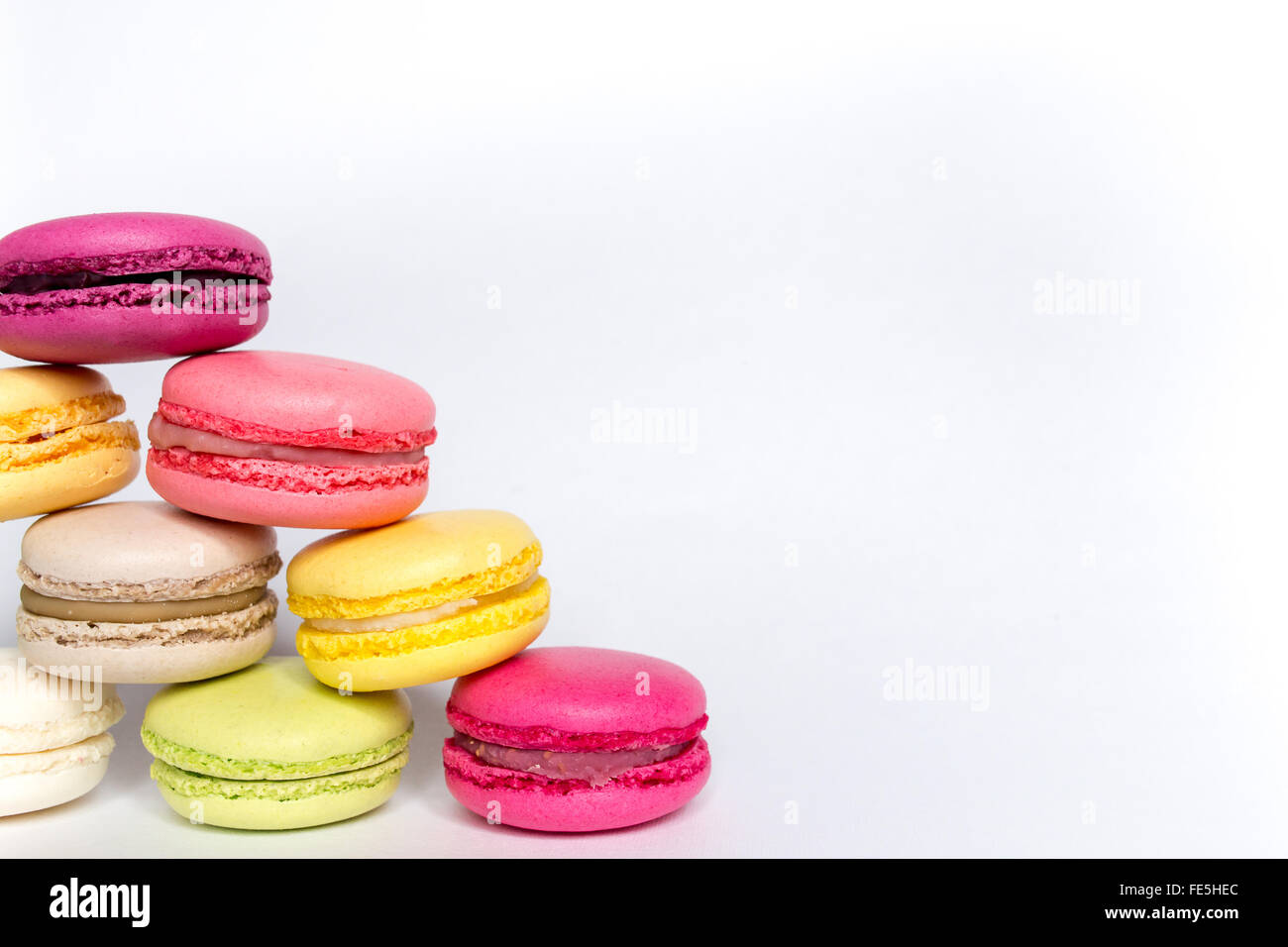 Sweet delicious macaroons dessert hi-res stock photography and images ...