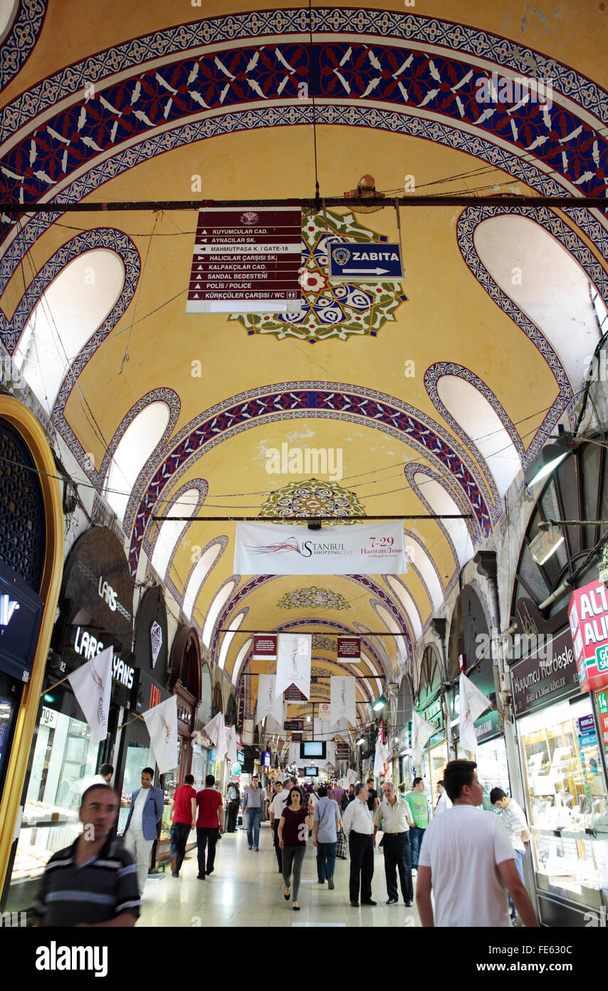 Interior of the grand bazaar hi-res stock photography and images - Alamy