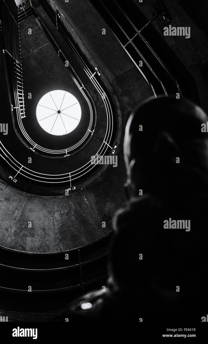 Railings on staircase hi-res stock photography and images - Alamy