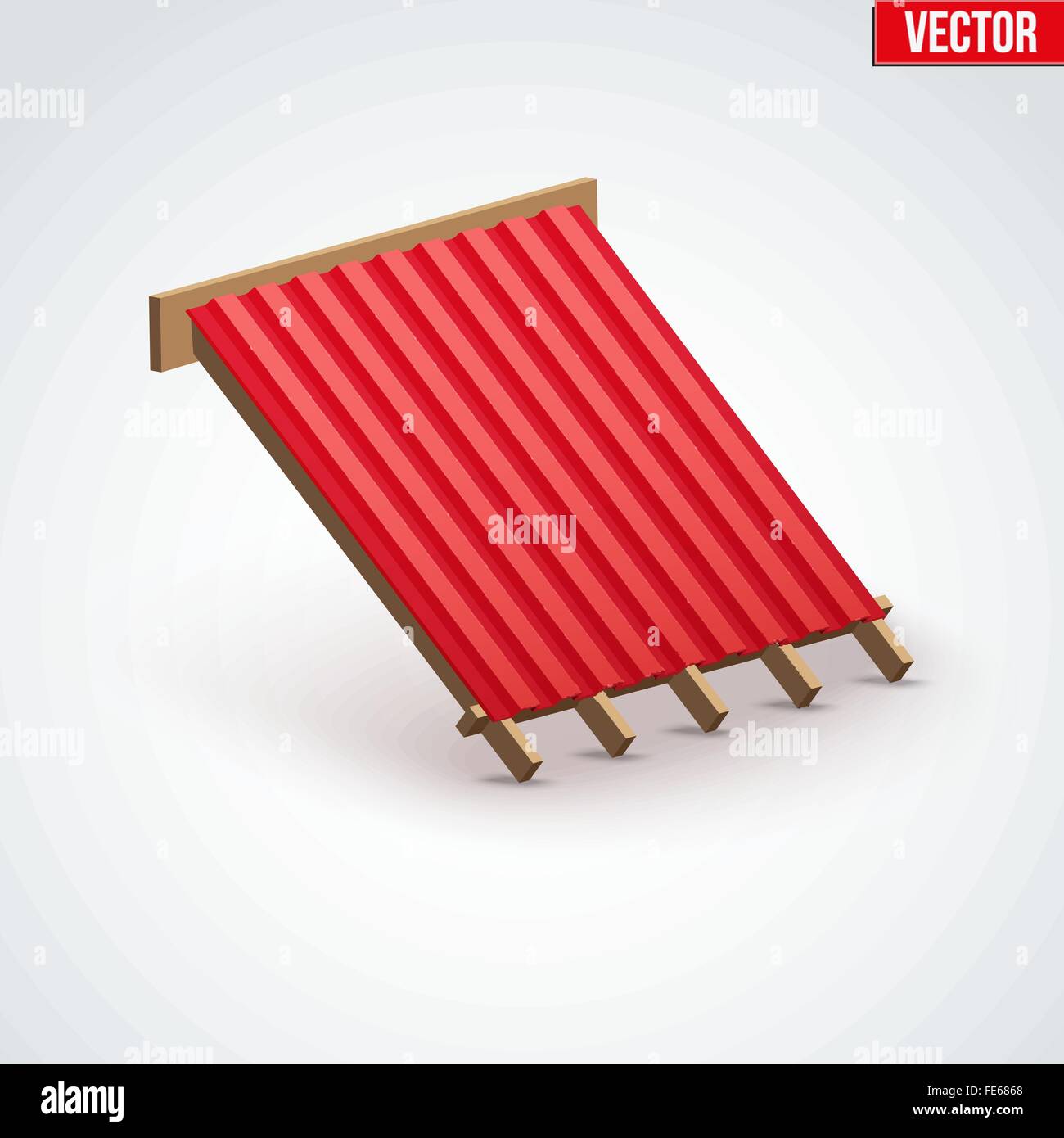 Metal shingles Stock Vector Images - Alamy