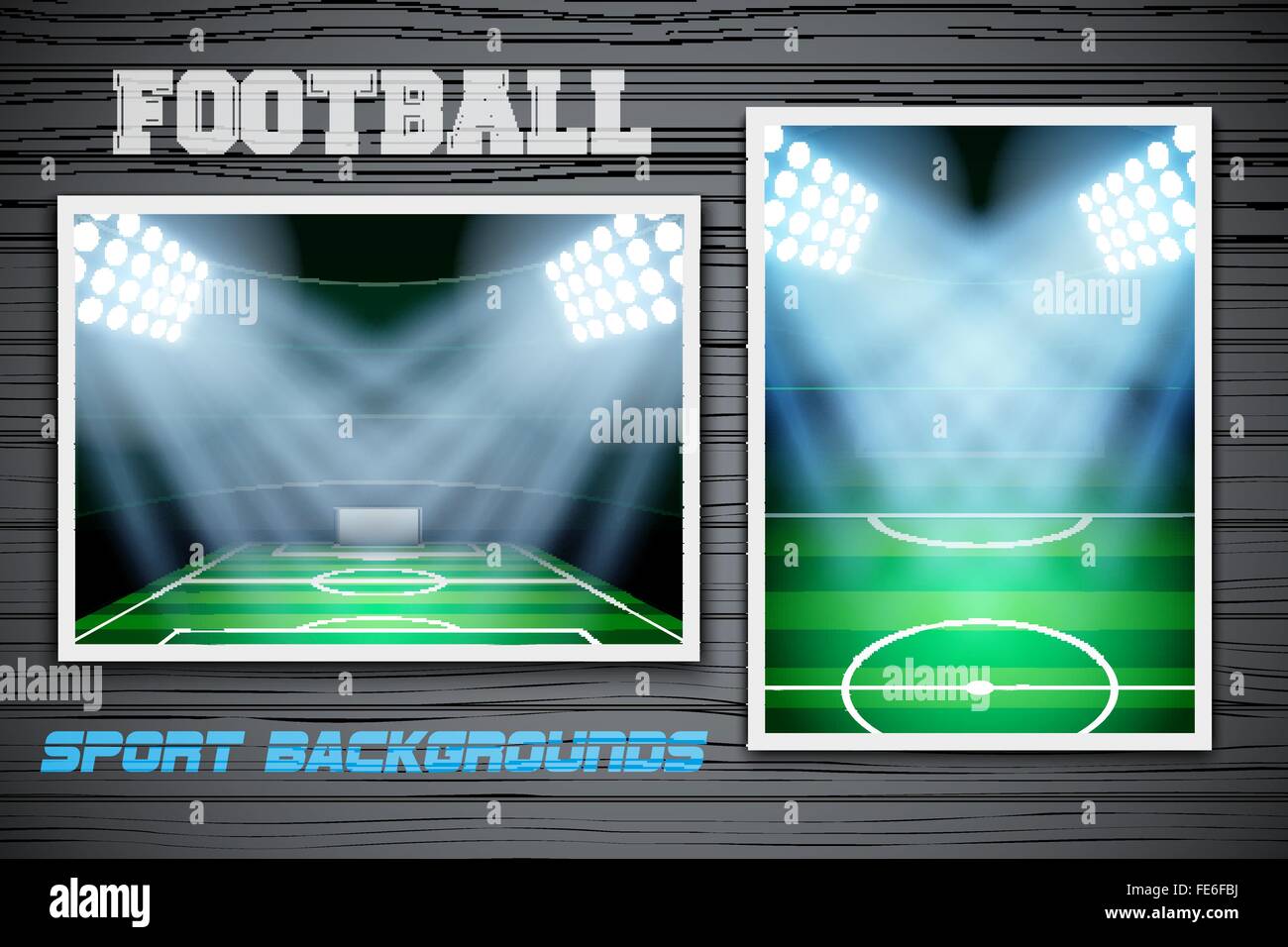Horizontal vertical football Stock Vector Images - Alamy