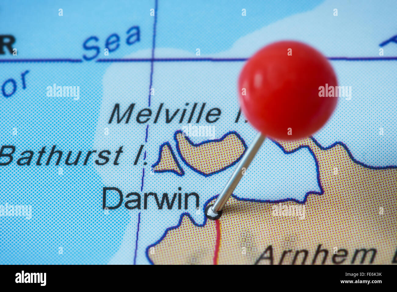 Darwin australia map hi-res stock photography and images - Alamy