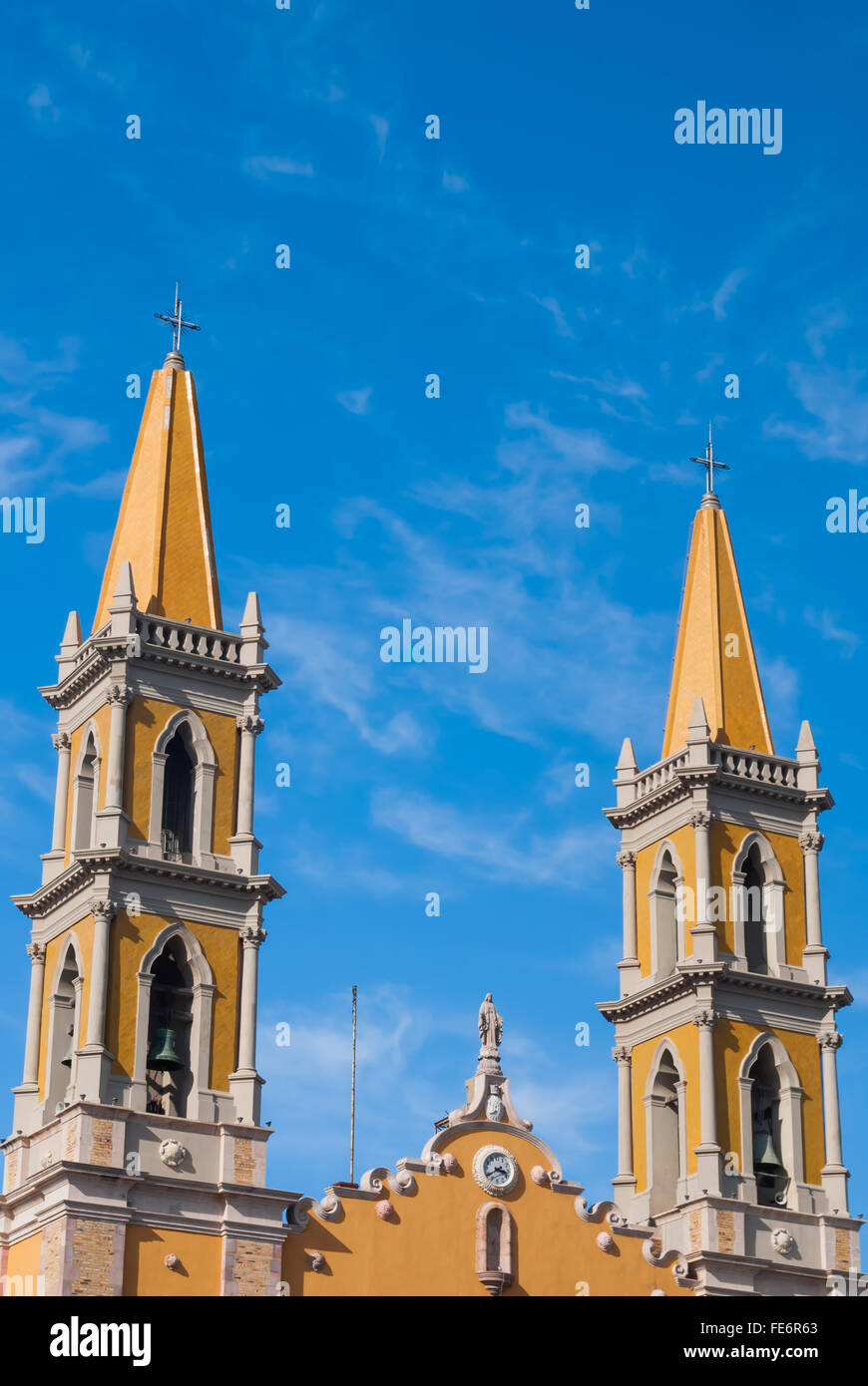 Church with two spires hi-res stock photography and images - Alamy