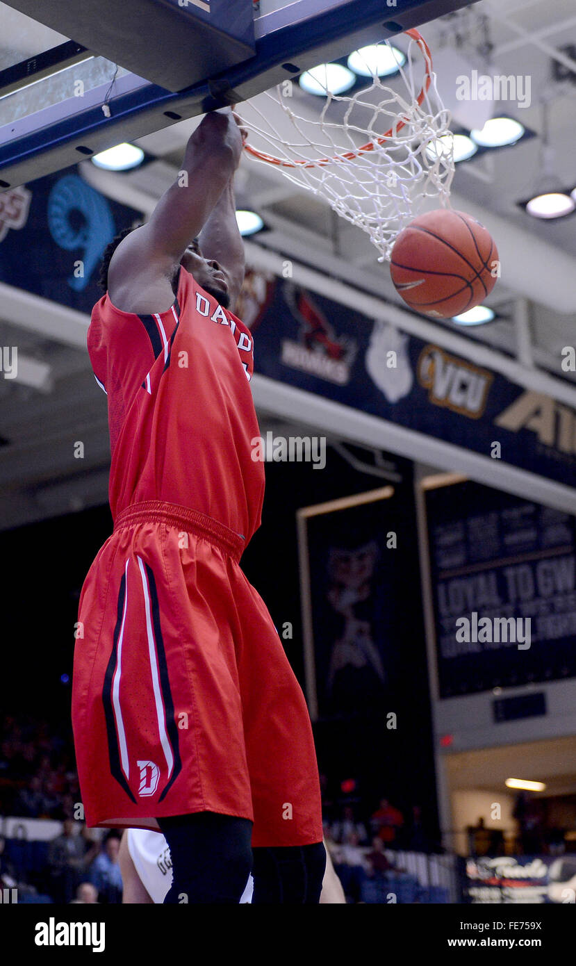 Feb. 3, 2016 - Washington, DC, USA - 20160203 - Davidson forward NATHAN ...