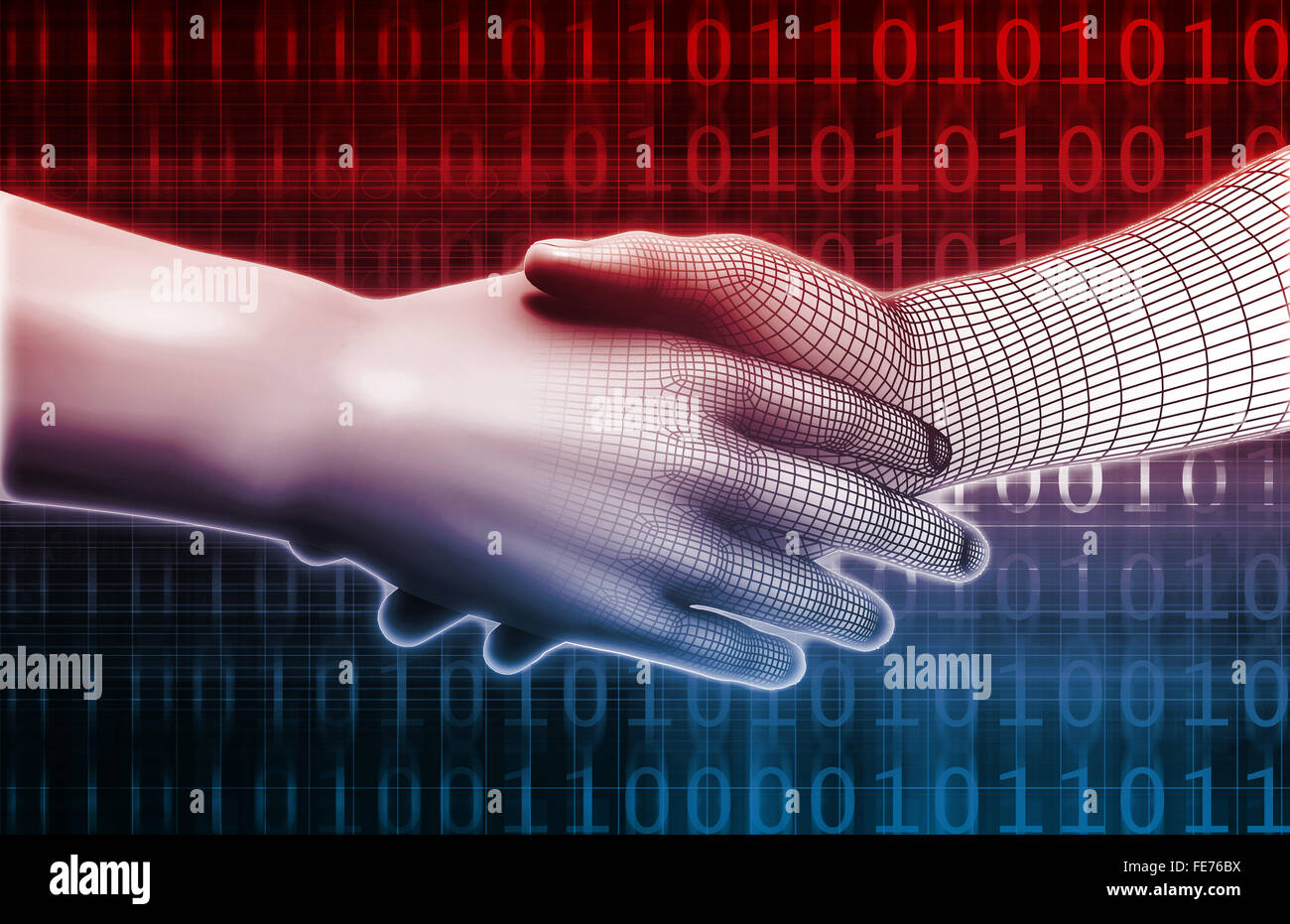 System Integration Concept of Two Business Partners Stock Photo - Alamy