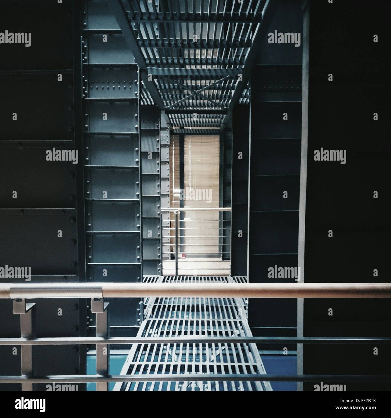 Interior Of Industrial Building Stock Photo - Alamy