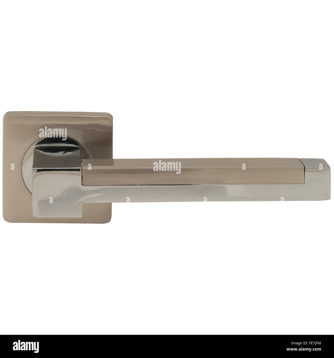 Classic door handle side view Stock Photo - Alamy