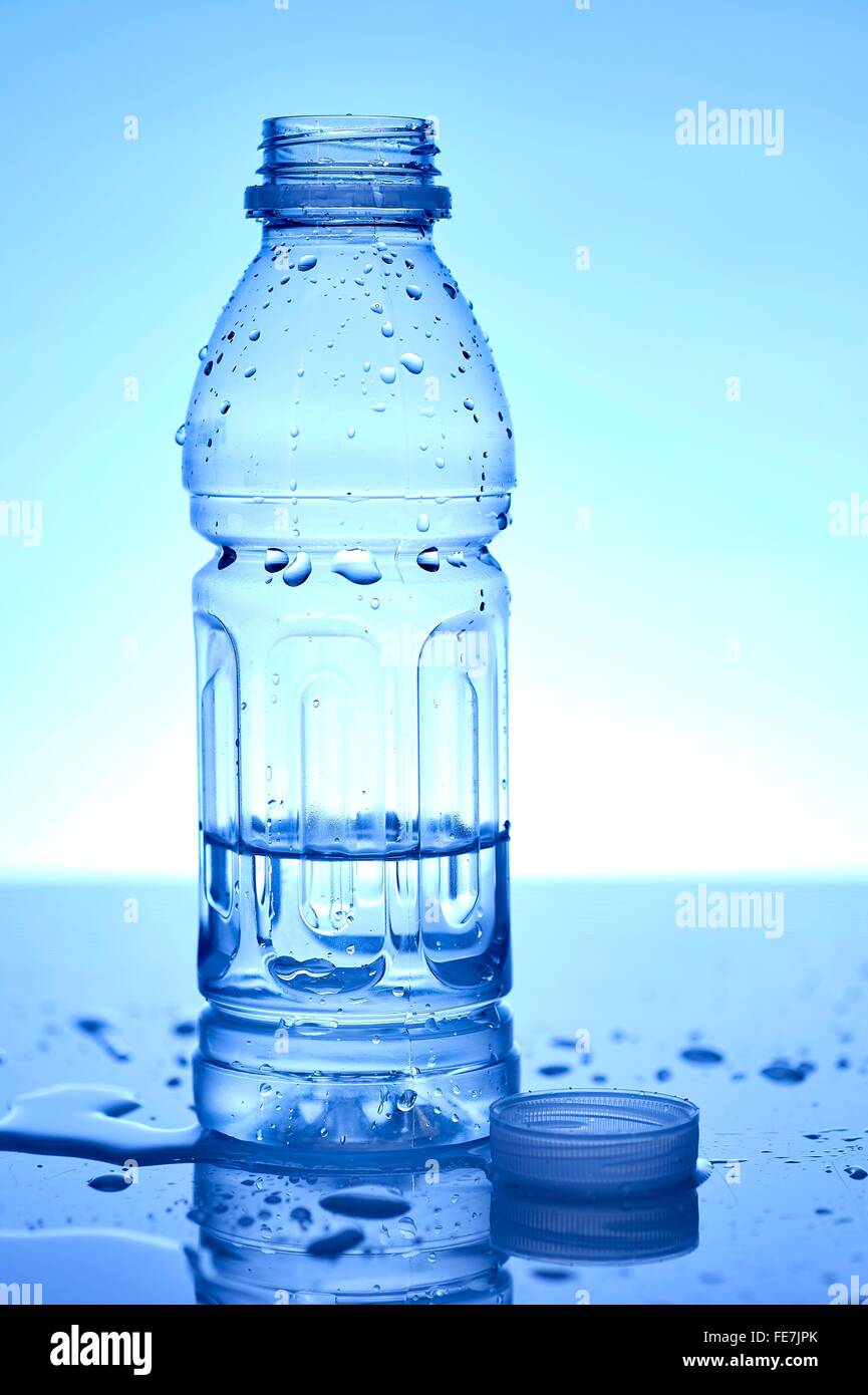 A studio photo of bottled water up close Stock Photo - Alamy