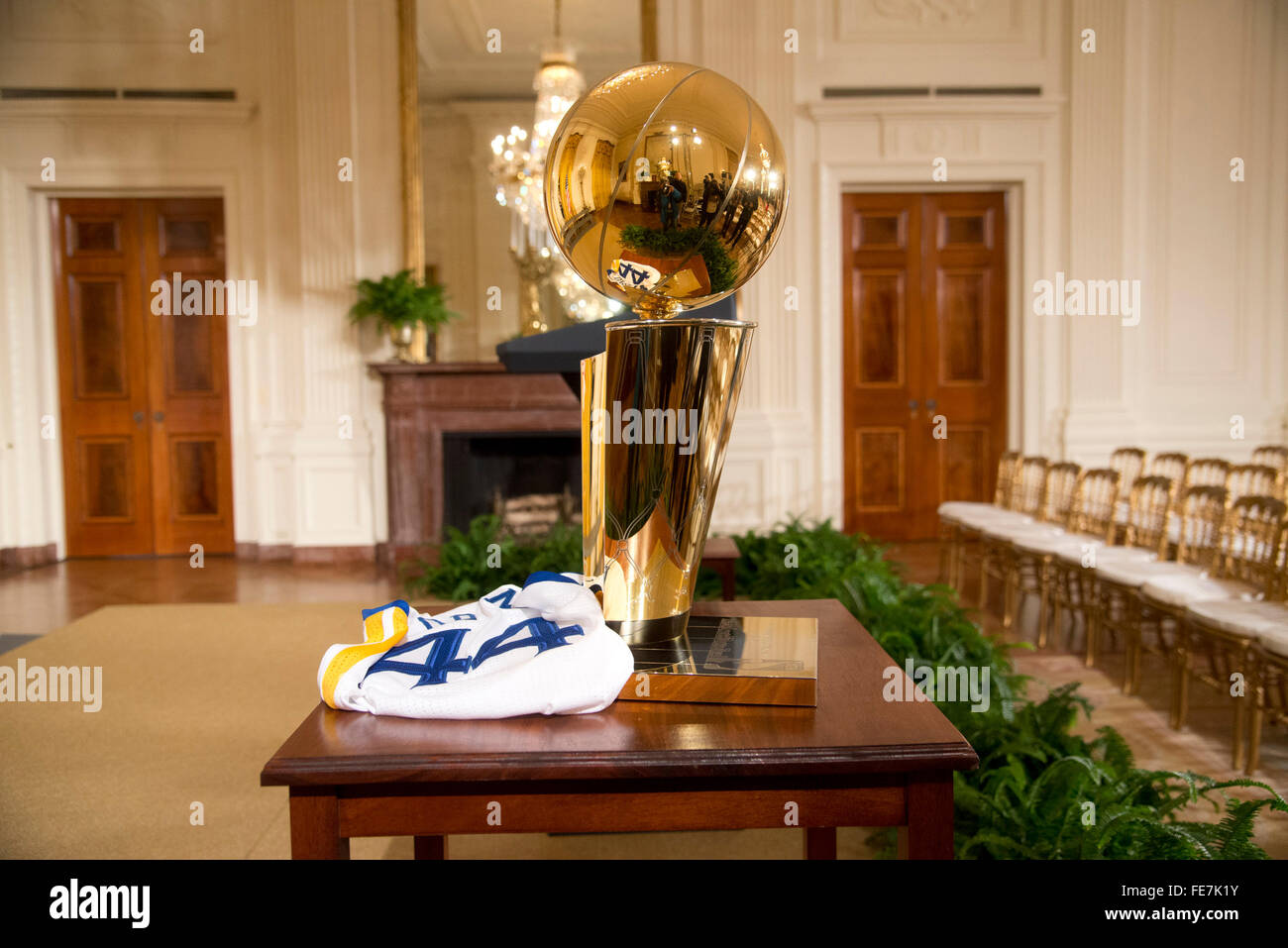 Nba championship trophy hi-res stock photography and images - Alamy