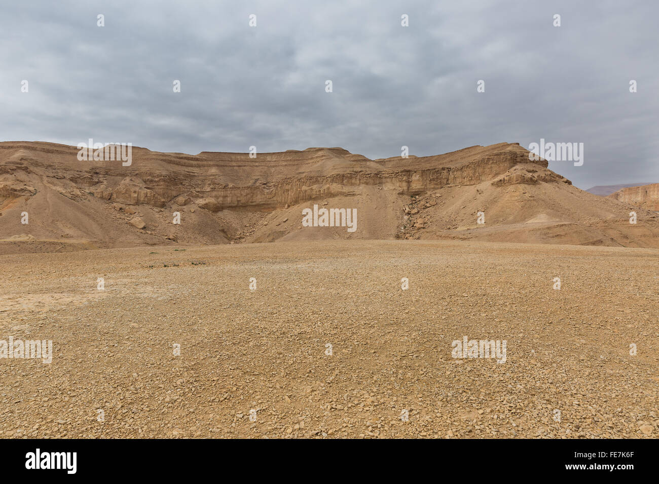 Panorama of Arava desert in Israel Stock Photo - Alamy
