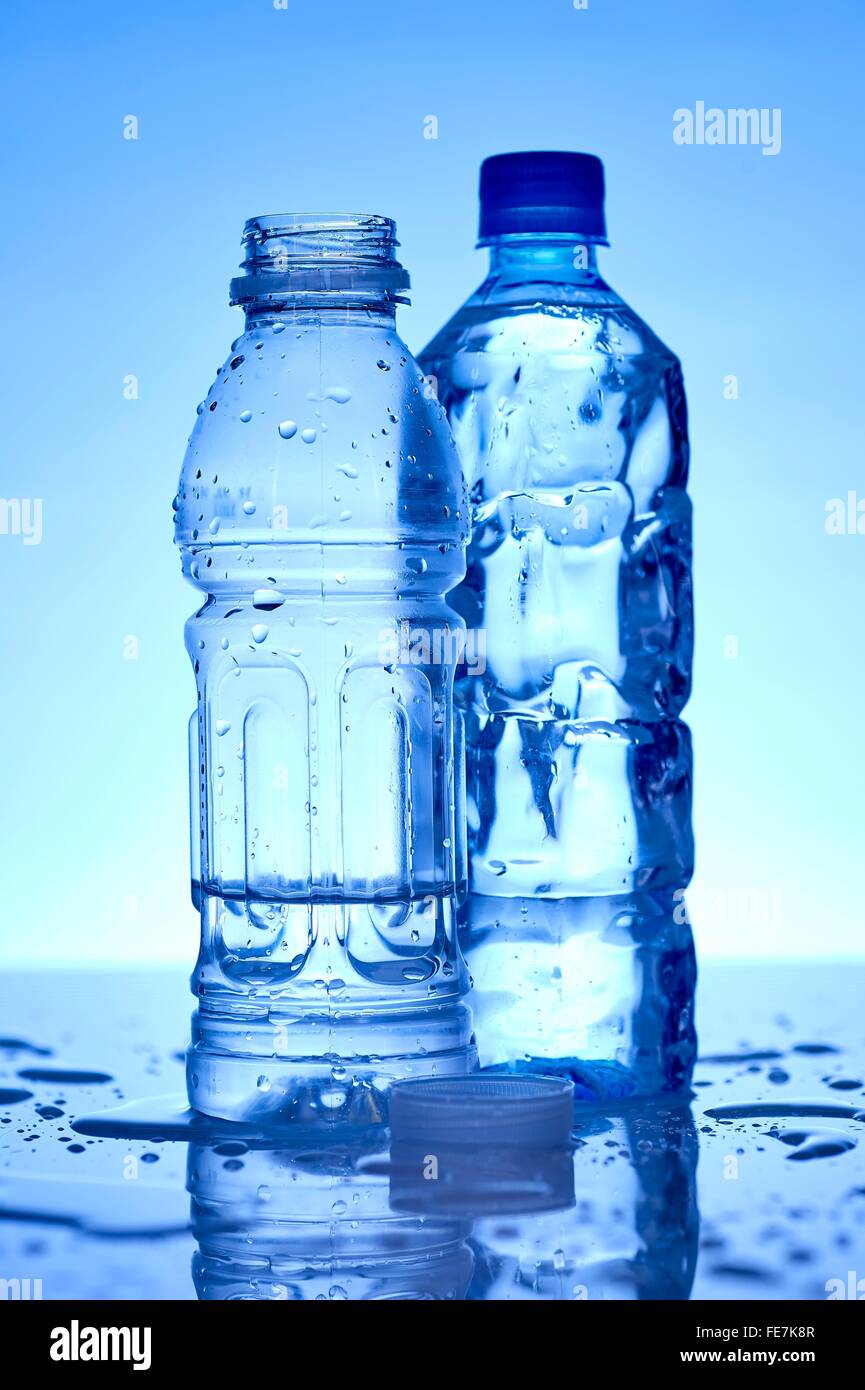 A studio photo of bottled water up close Stock Photo - Alamy