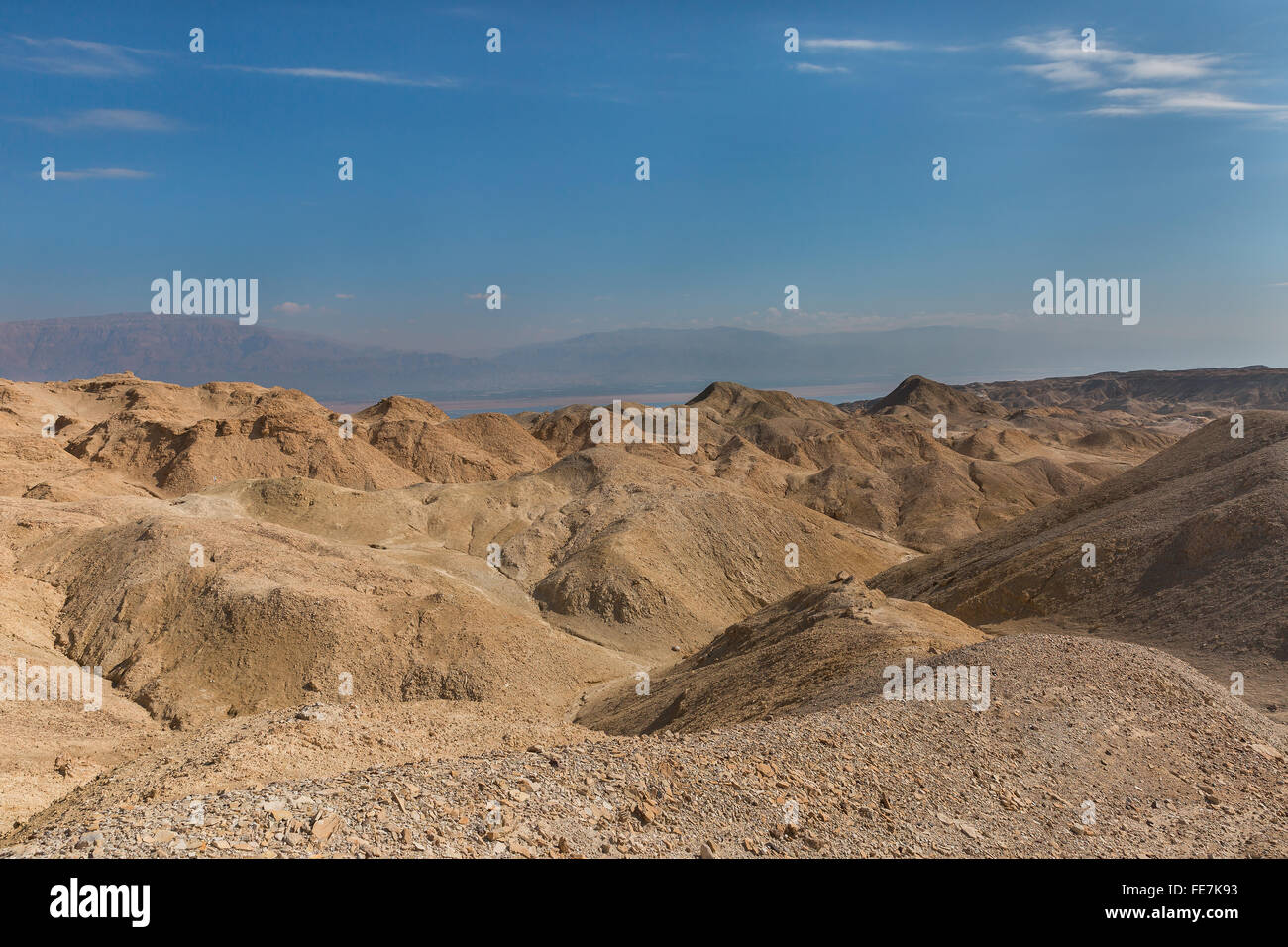 Panorama of Arava desert in Israel Stock Photo - Alamy