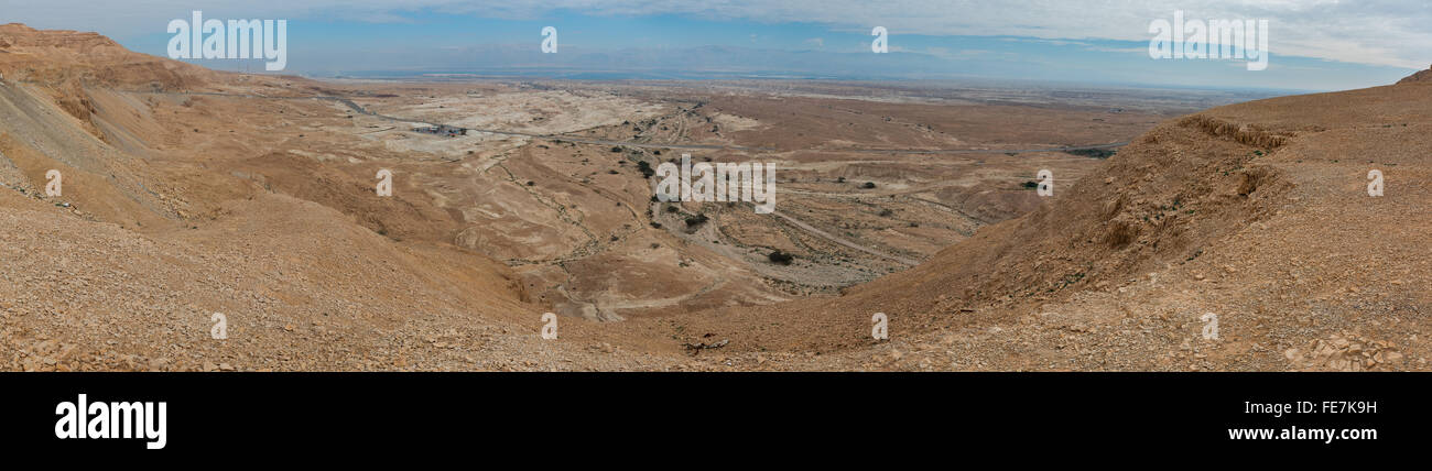Panorama of Arava desert in Israel Stock Photo - Alamy
