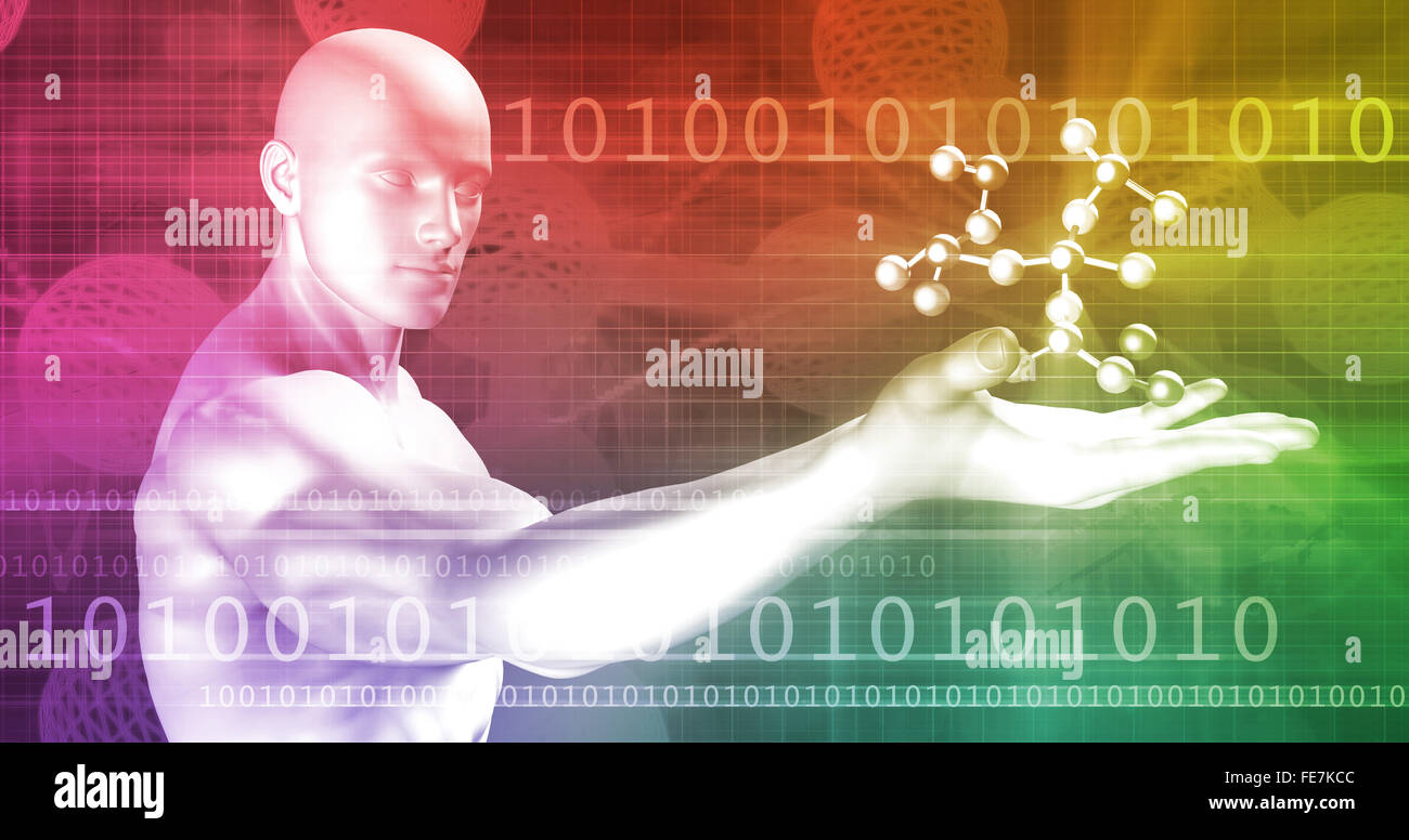 Biotechnology of the Future Abstract as Art Stock Photo - Alamy