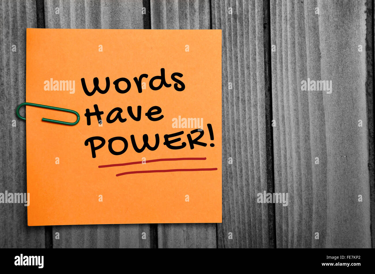 Power word hi-res stock photography and images - Alamy
