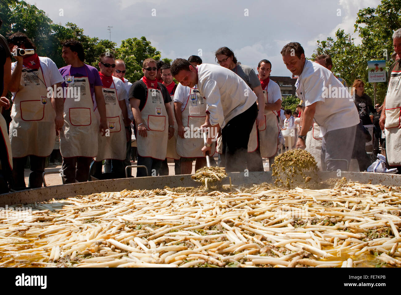 Vegetables festival. Tudela. Navarre. Spain Stock Photo - Alamy