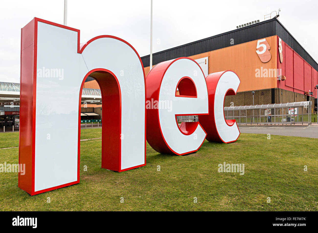 NEC sign at the National Exhibition Centre, Birmingham, UK Stock Photo ...