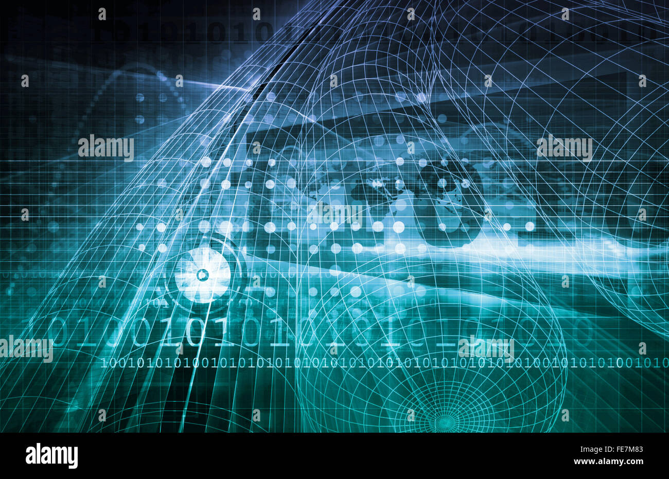 Genetic Engineering as a Medical Science Art Concept Stock Photo - Alamy