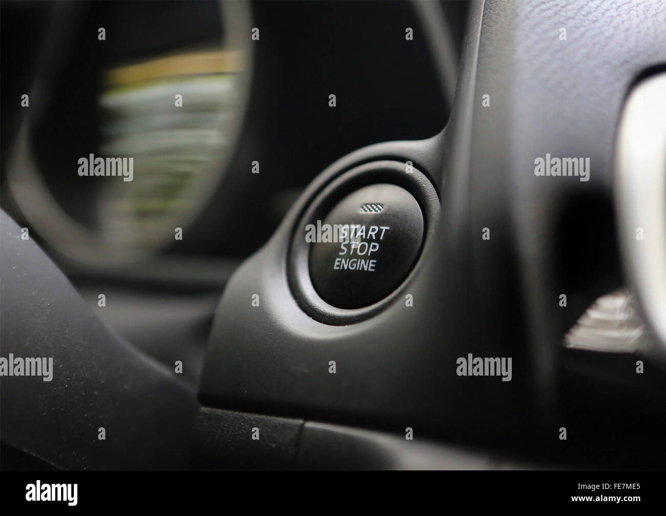 Florida, USA. 4th Feb, 2016. An example of a car's pushbutton ignition ...