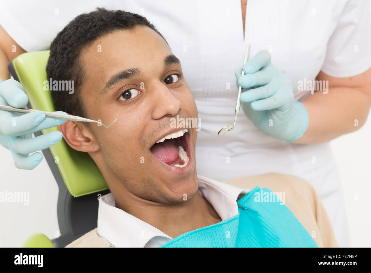 Man at dentist hi-res stock photography and images - Alamy